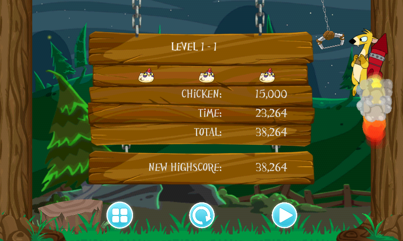 [New Game] Rescue Forest Animals, Capture Hapless Chickens, Fly Through The Air With Rocket Weasel