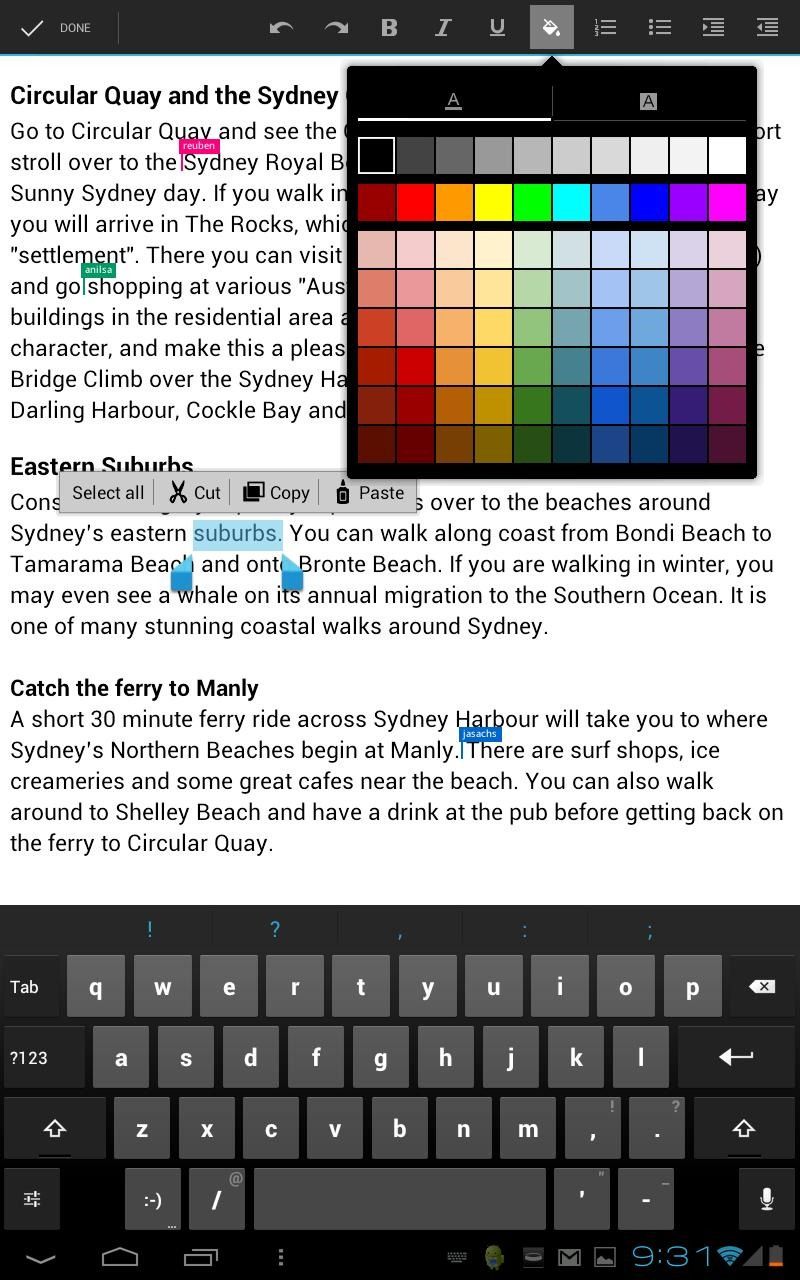 Google Docs For Android Updated, Brings Real-Time Collaboration, Rich ...