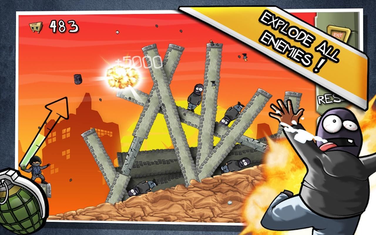 [New Game] MiniClip's Fragger For Android Enlists You To Throw Grenades ...