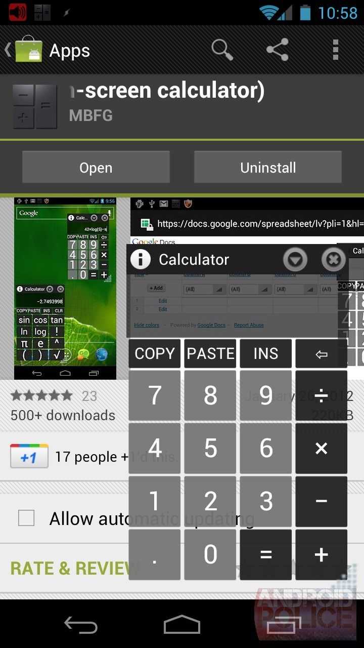 [New App] AirCalc Is An Awesome Floating Calculator For Android That Can Run In The Foreground ...
