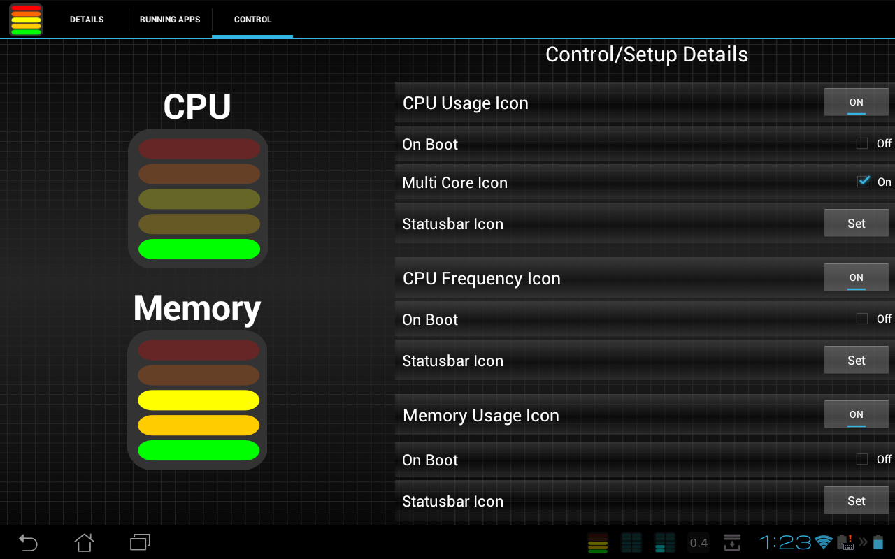 [Hands-On] Tablet CPU Usage Monitor Updated With Support For Quad-Core ...