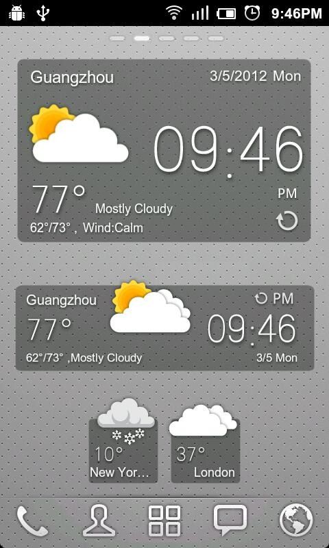 GO Weather Widget Released, Brings Beautiful, Simple Weather To Your GO ...