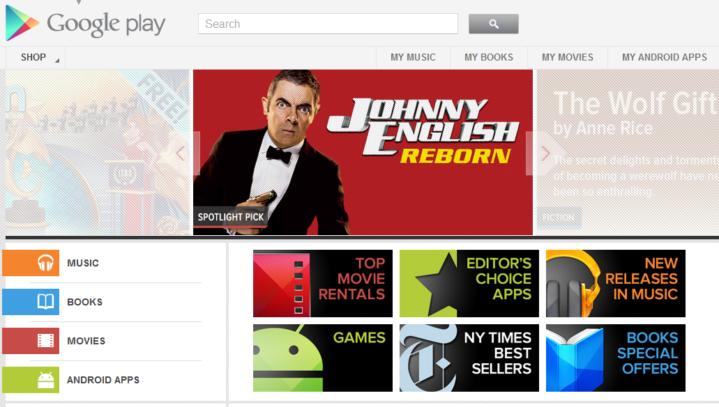 The Android Market Is Now Google Play - Integrating Apps, Games, Books ...
