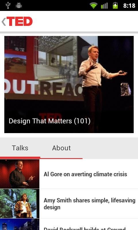 Official TED App Available For Android, Streams Video And Audio Talks ...