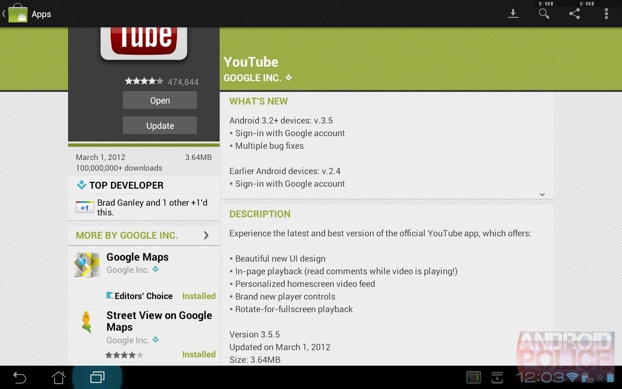 [Updated] YouTube Android App Updated To v2.4.4/3.5.5, But You May ...