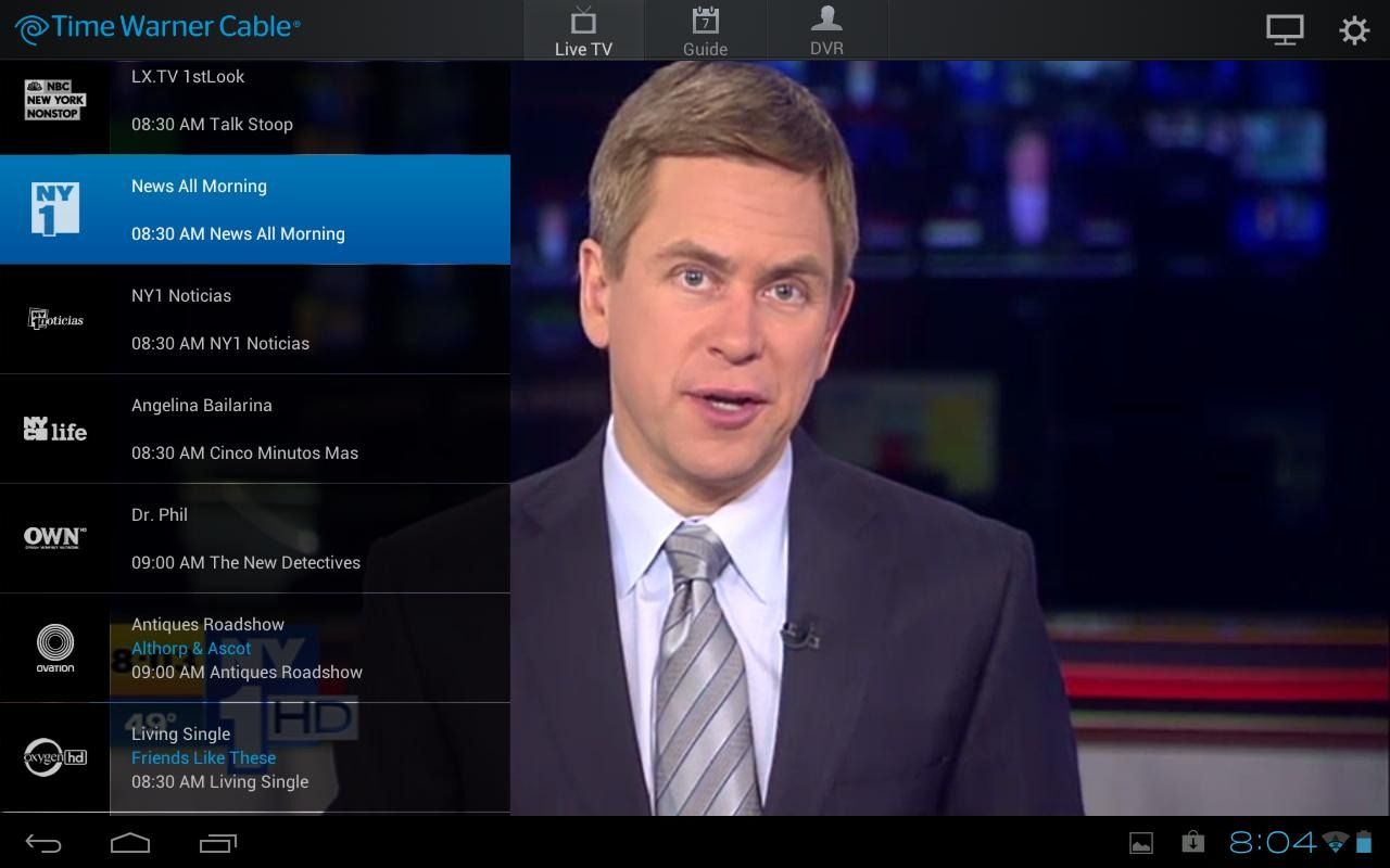 Time Warner 'TWC TV' App Update With Support For Live TV... But It Won ...