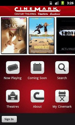 Cinemark Releases Official Android App For Theater Finding, Ticket ...