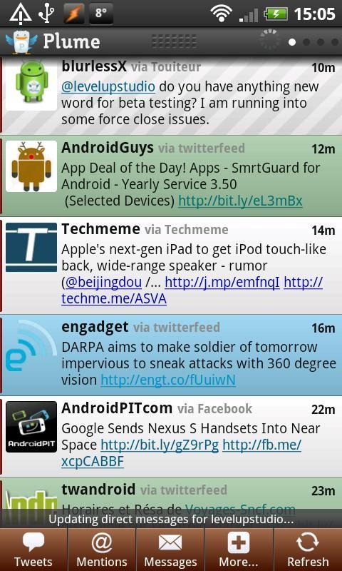 Plume Updates With A Fancy New ICS Theme, Looks Better Than Twitter's ...