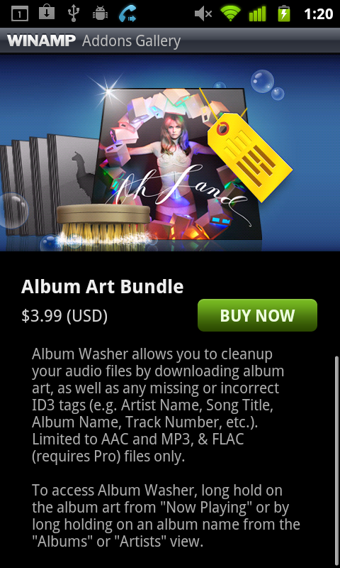Winamp Reaches Version 1.3, Releases In-App Store And 'Album Washer' To ...