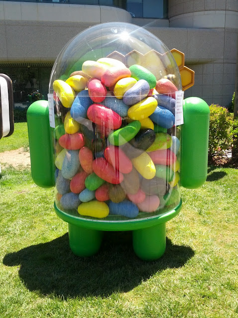 [Update: Better Pics!] New Google Statue Confirms Jelly Bean As The ...
