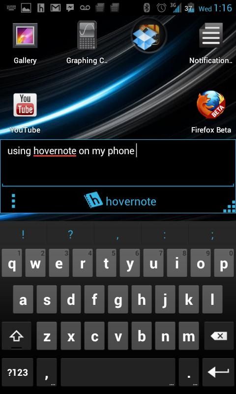 Hovernote Is A Floating Notepad To Add To Your Floating App Arsenal