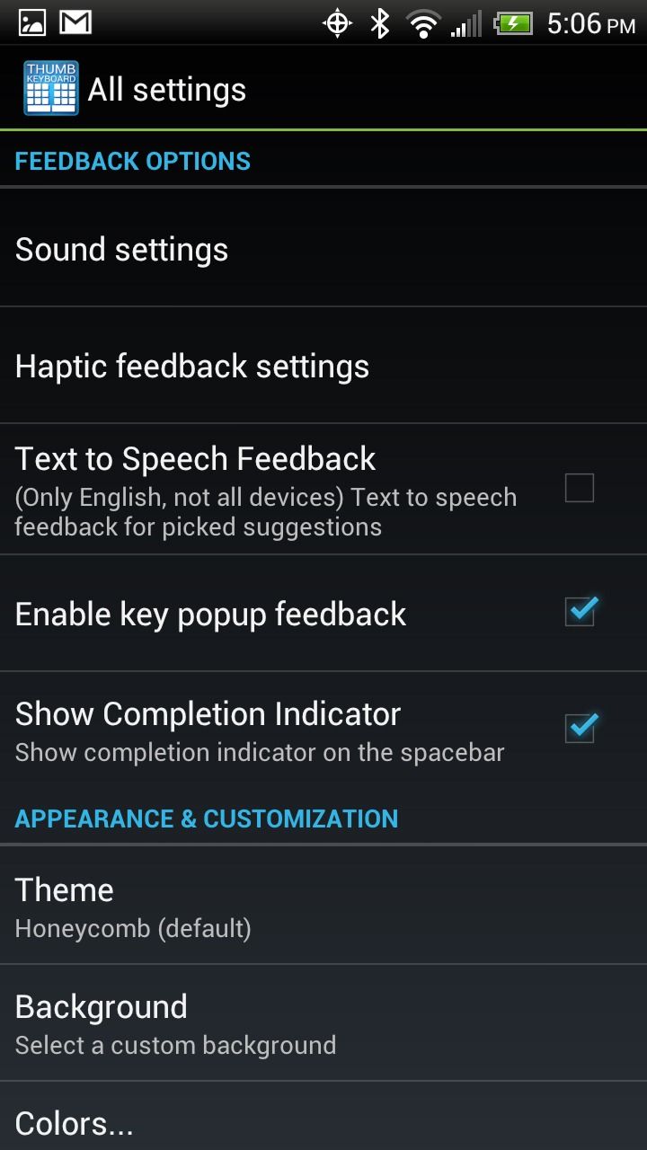 Thumb Keyboard Gets Updated To Version 4.5 Bringing Continuous Voice ...