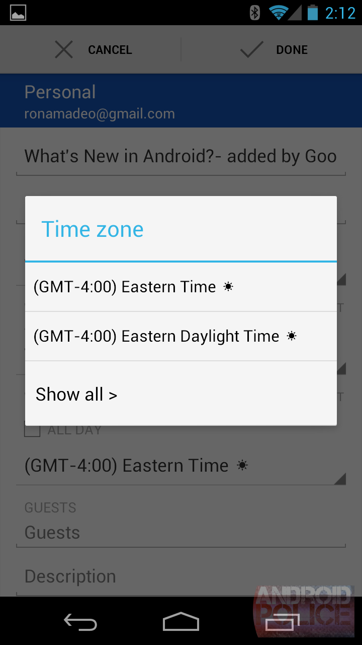 Getting To Know Android 4.1, Part 5: Calendar and Settings
