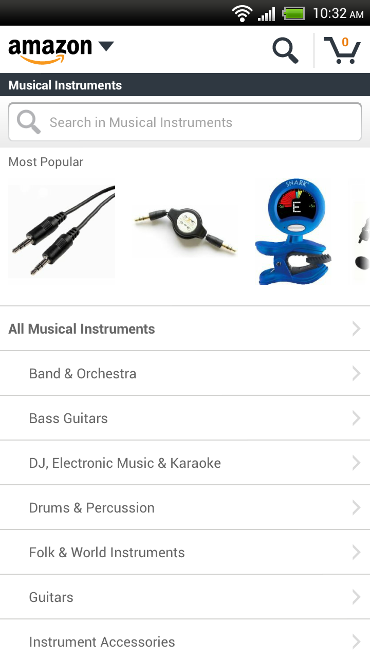 Amazon Mobile Android App Updated To Version 2.0 - Shop By Department ...