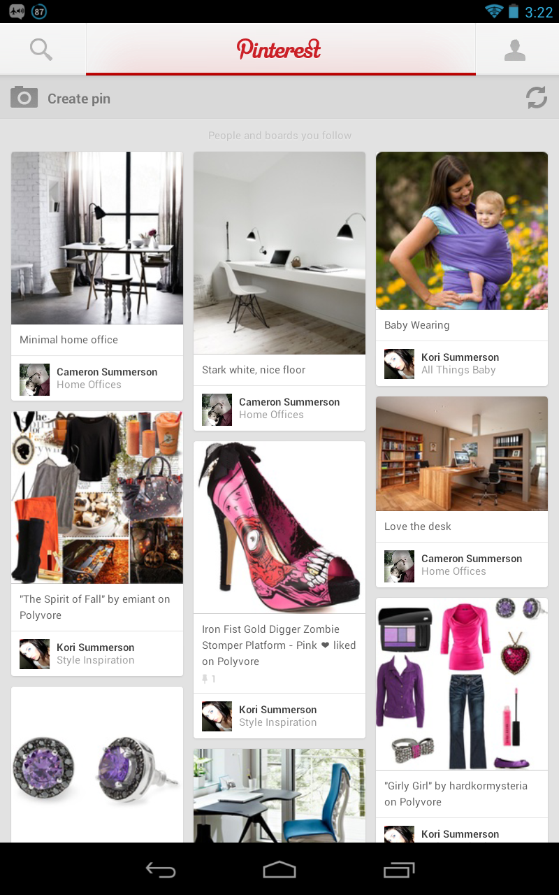 [Review] Pinterest For Android: A Perfectly Designed Android App (That ...