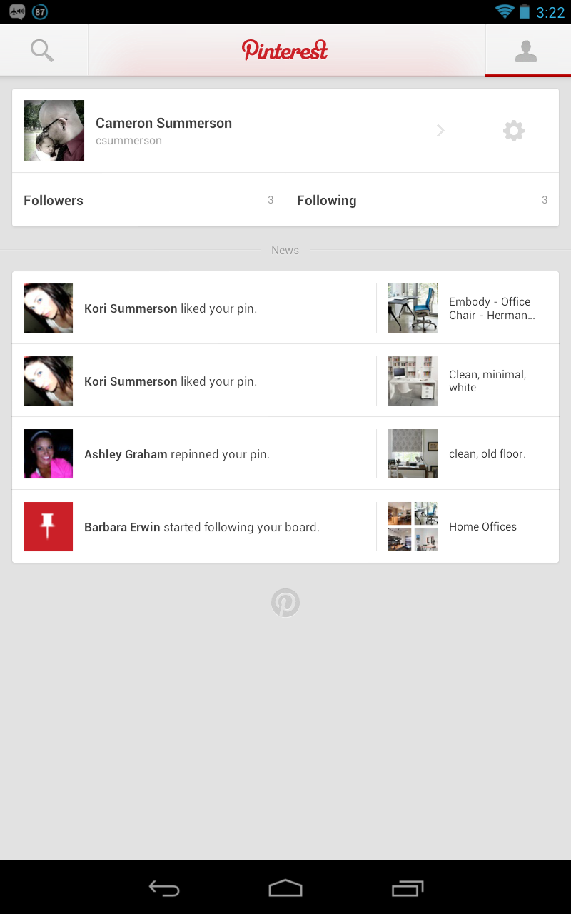 [Review] Pinterest For Android: A Perfectly Designed Android App (That ...