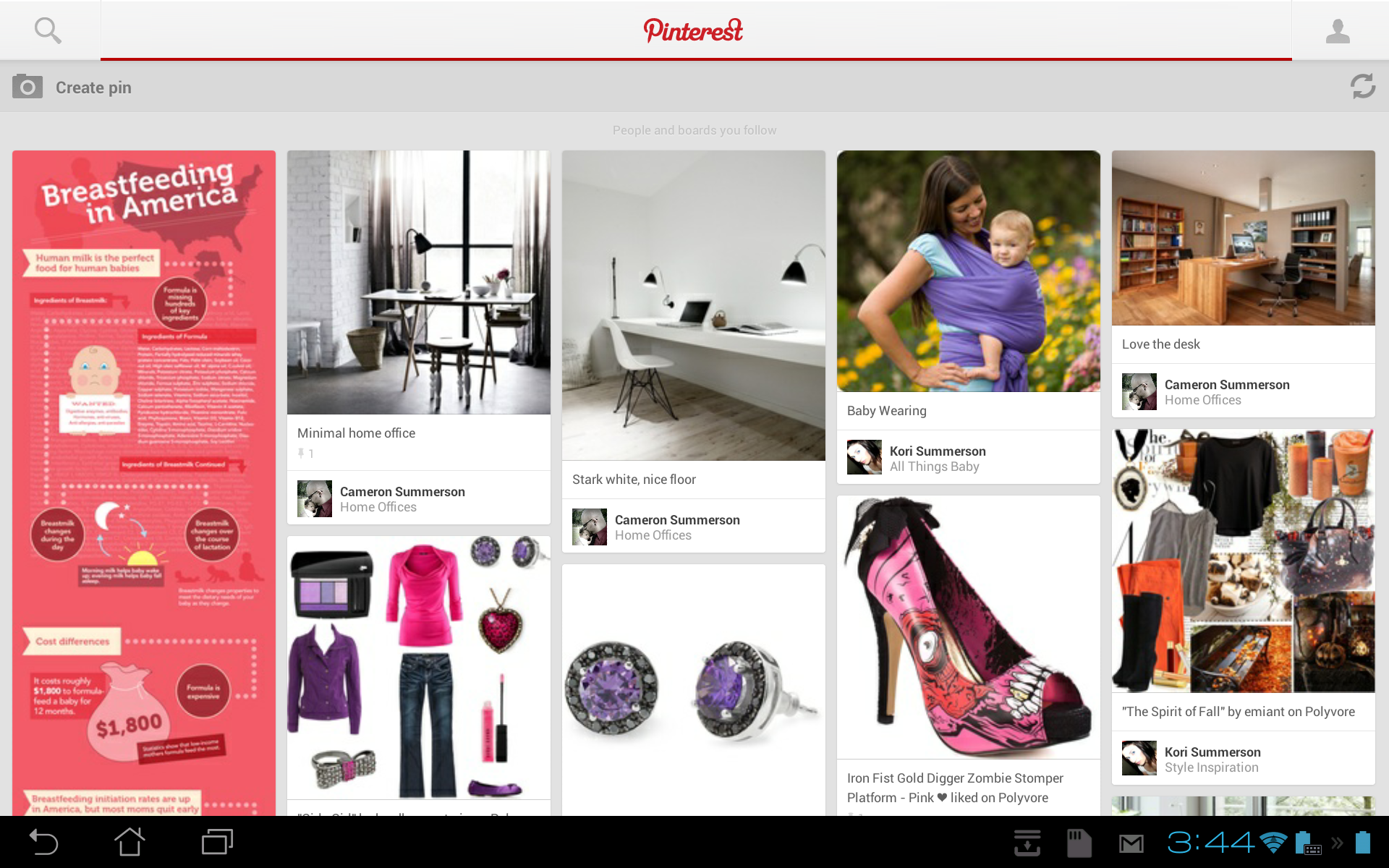 [Review] Pinterest For Android: A Perfectly Designed Android App (That ...