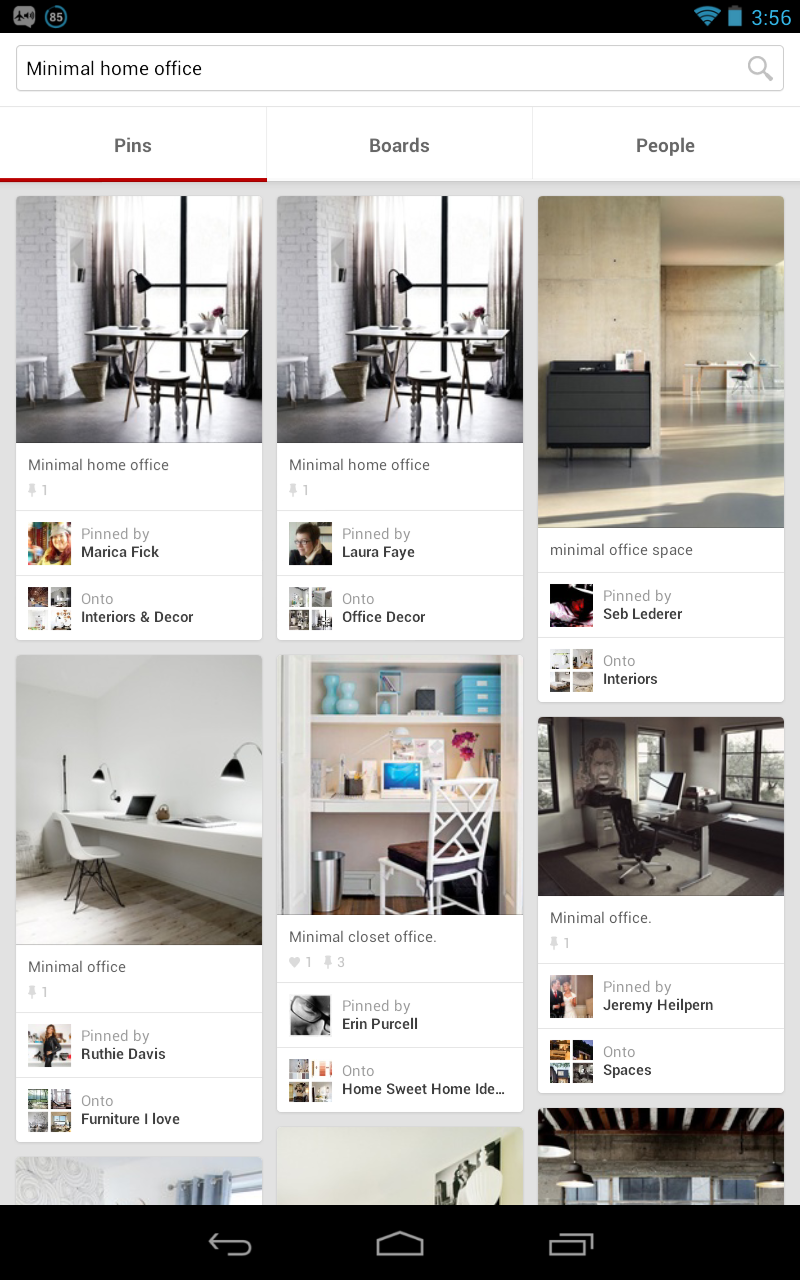 [Review] Pinterest For Android: A Perfectly Designed Android App (That ...