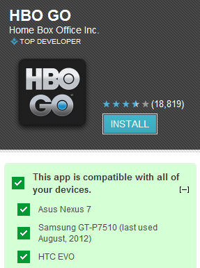 HBO GO And MAX GO Updated With Jelly Bean Support, MAX GO Still ...