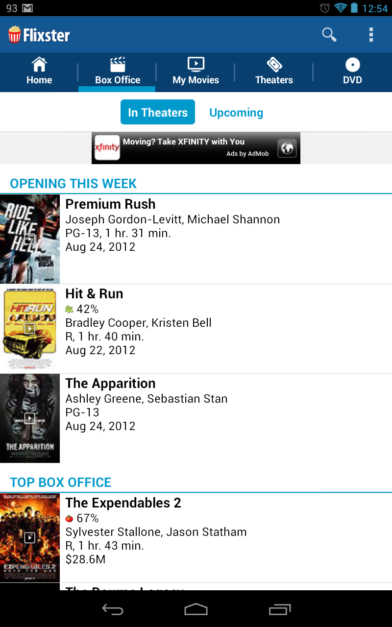 Movies By Flixster App Gets Updated To Support New Android Style Guide ...