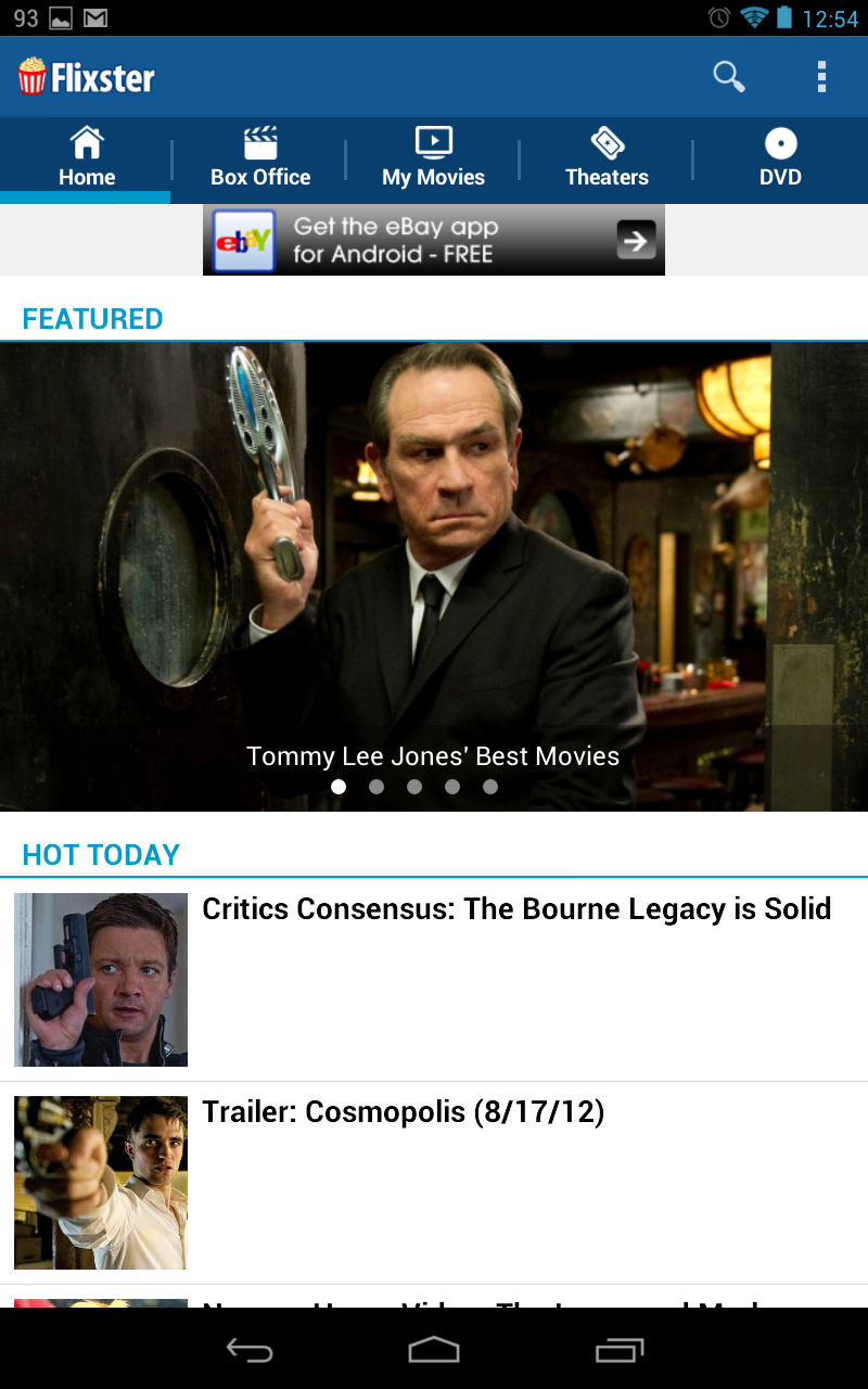 Movies By Flixster App Gets Updated To Support New Android Style Guide ...