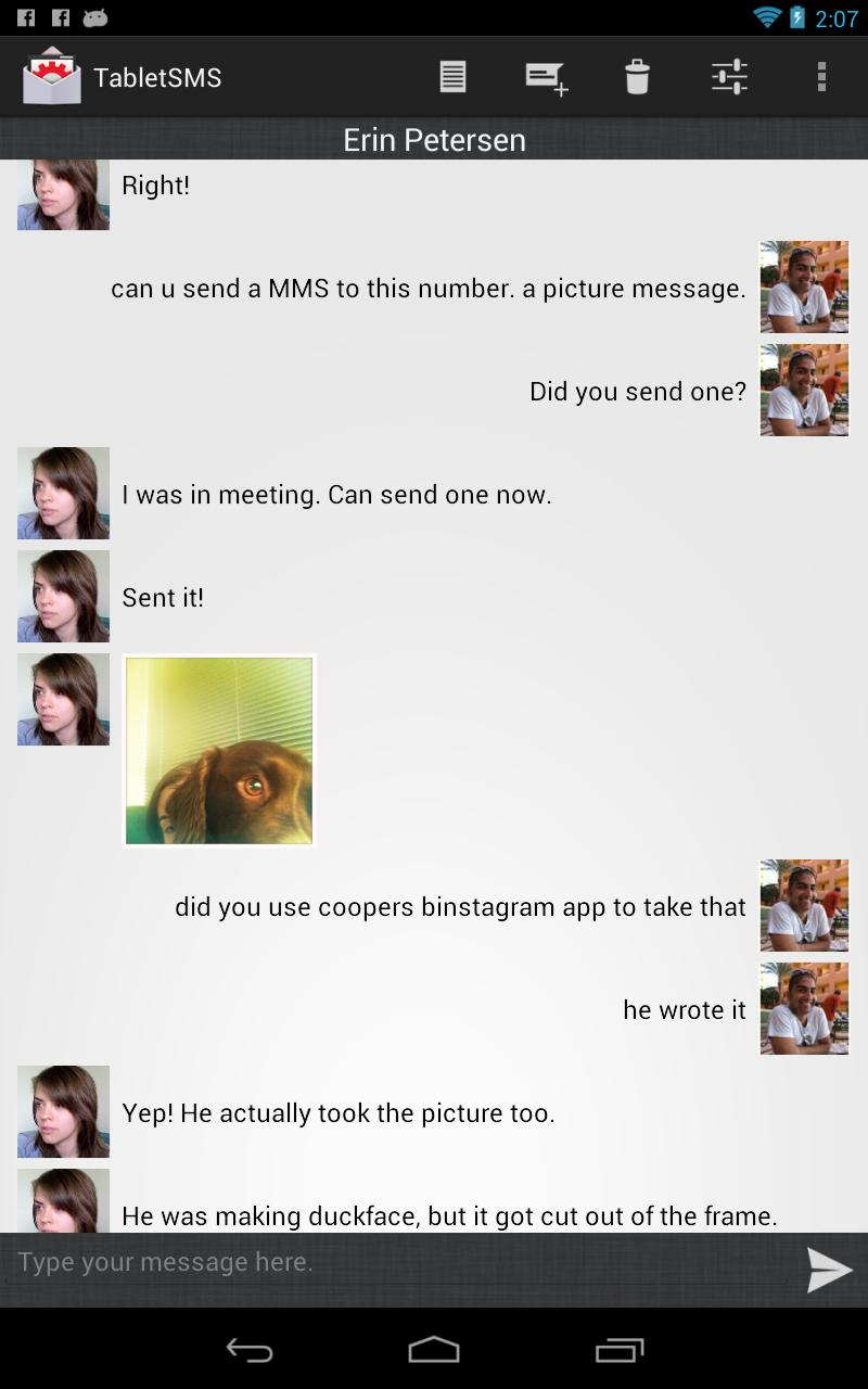 [New App] TabletSMS, From The Creator Of DeskSMS, Lets You Send SMS And ...
