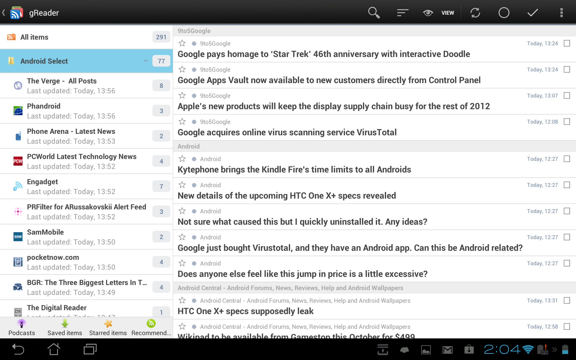[Review] gReader Is Hands Down The Incomparable King Of RSS Readers On Android