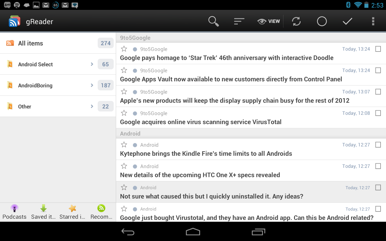 [Review] gReader Is Hands Down The Incomparable King Of RSS Readers On Android