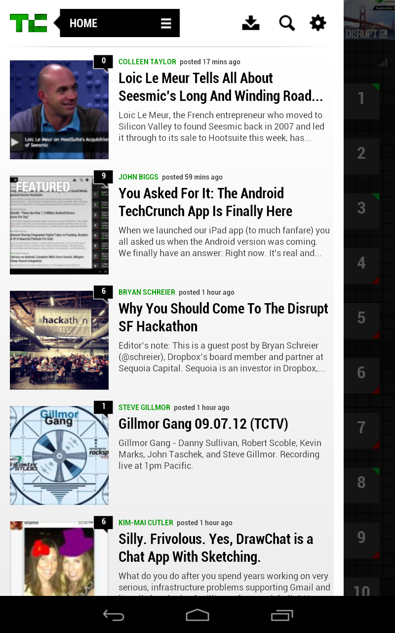 [New App] Official TechCrunch App For Android Tablets Hits The Play Store