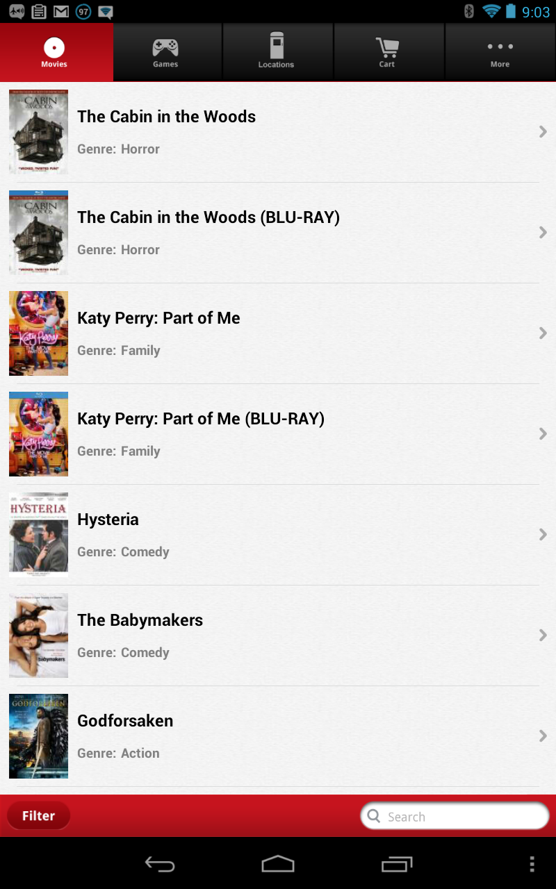 Redbox App For Android Updated to v3, Brings Better Design And Improved ...