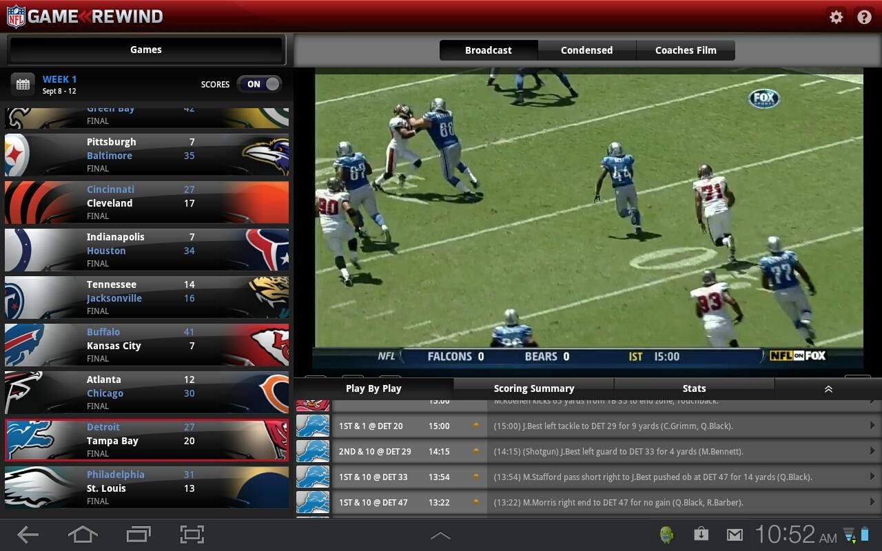 NFL Game Rewind Comes To Android, Lets Subscribers Watch Full Replays ...
