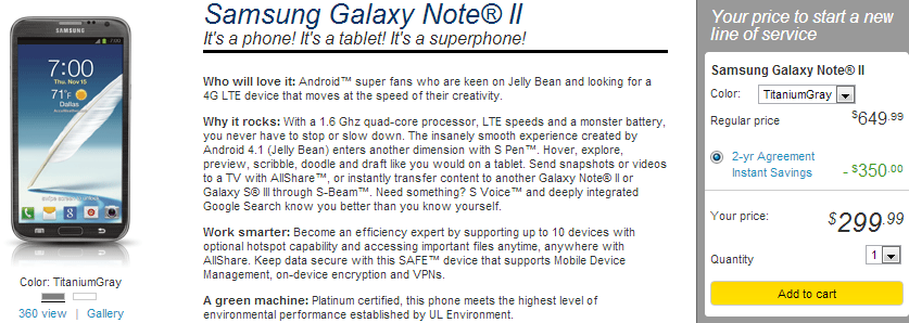 Samsung Galaxy Note II Available From Sprint Today For $300, No Pre ...