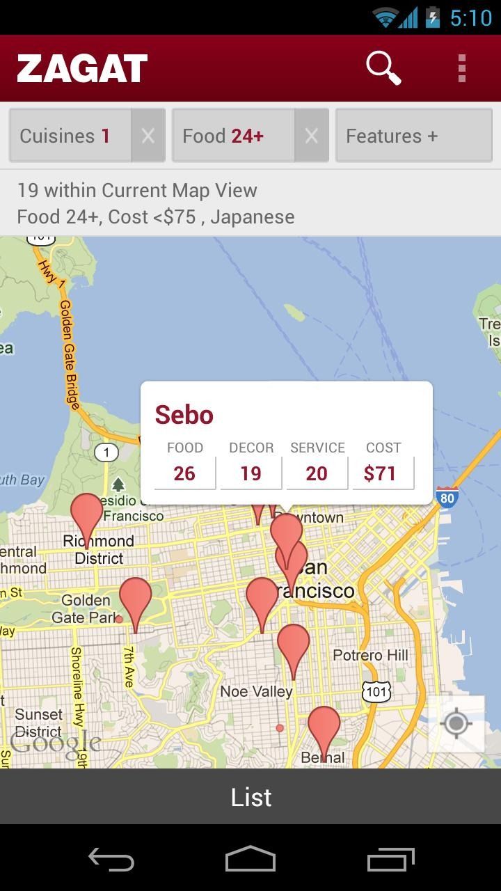 Google Releases Dedicated Zagat App, Shows You Restaurants Near You In ...