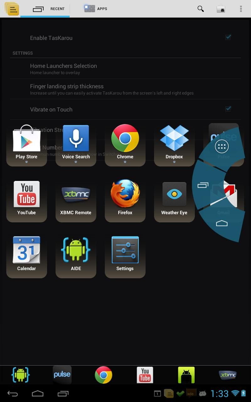 [New App] TasKarou Launcher Overlay Adds Quick Controls To Android Tablets