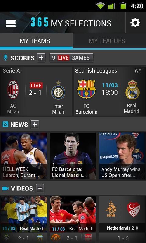 [New App] 365Scores Brings You All The Sports News And Scores You Can ...