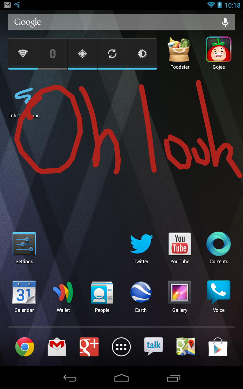 [New App] Ink Over Apps Lets You Draw On Your Android Device, Then Save ...