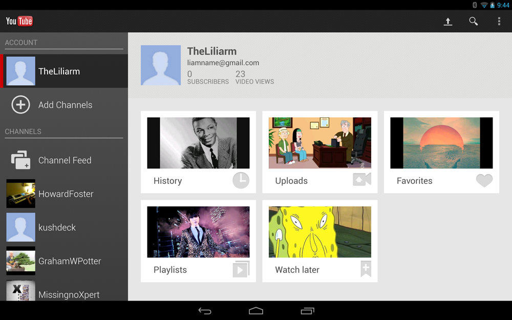 YouTube Updated With Brand New UI For 10" Tablets