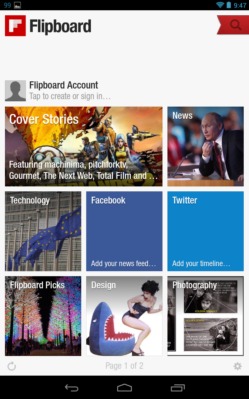 Flipboard Update Brings All New Interface For Tablets