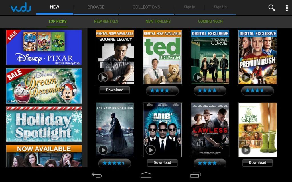 VUDU Releases Android App, Gives All Those 'Digital Copies' You Keep ...