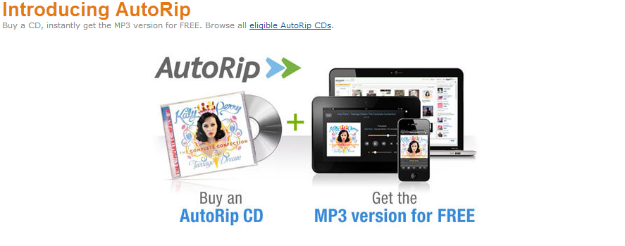Amazon Introduces 'AutoRip' – A New Service That Gives MP3s To ...