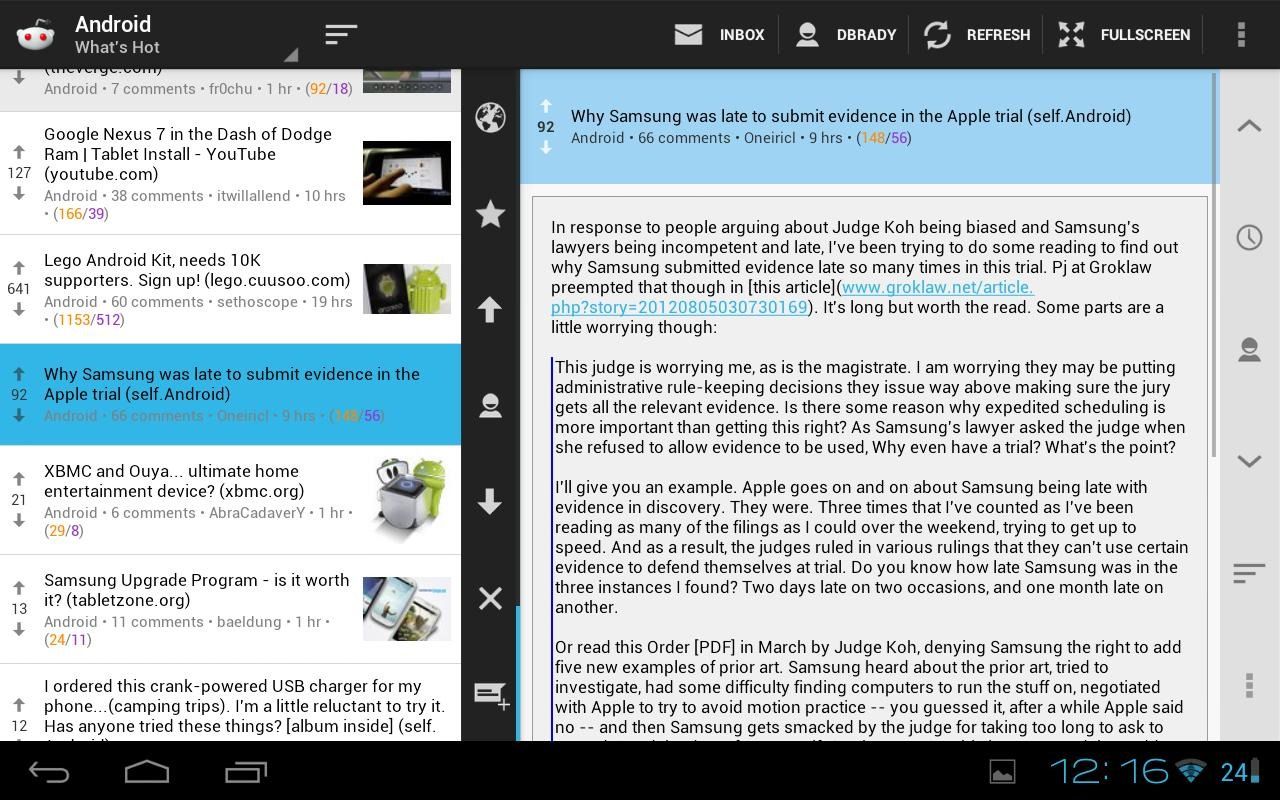 Reddit News Updated To Version 6, Adds Sliding User Interface And ...