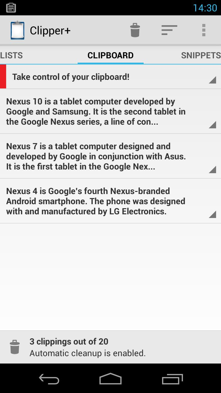 Clipper Plus Updated To v2.1, Now Has Cross-Device Sync