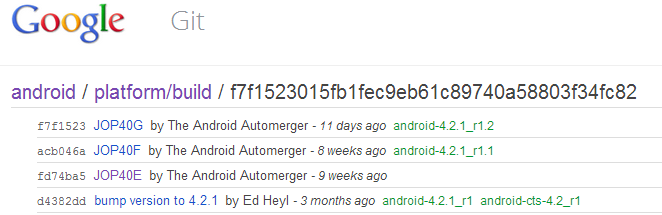 Google Pushes New Android 4.2.1 Code To AOSP (JOP40G, 4.2.1_r1.2) - Here Is The Developer Changelog