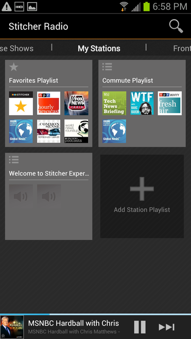 [Update: The Widget Is Back] Stitcher Radio App Gets Major 3.0 Update ...