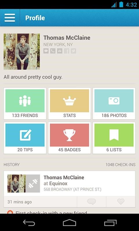 Foursquare For Android App Receives Major Update, New Features And Some ...