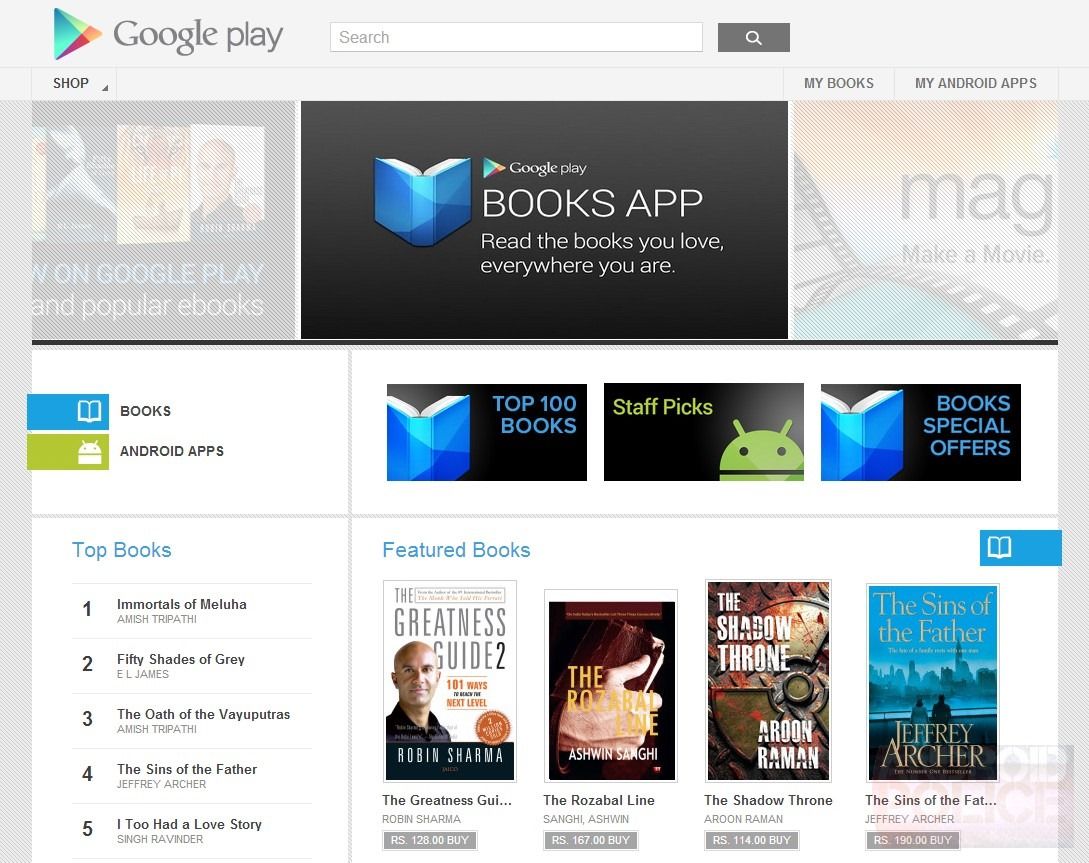 Google Play Books Go Live In India, On Android Devices And The Web