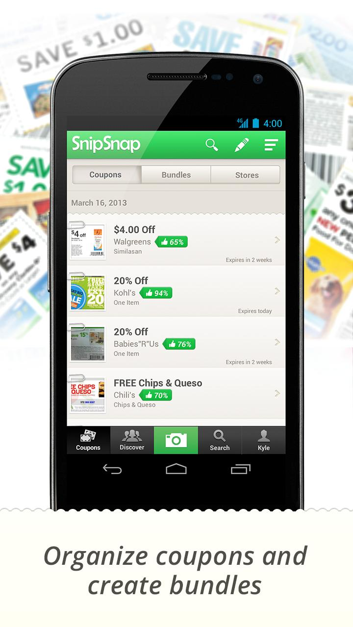 SnipSnap Comes To Android, Converts Your Coupons Into Easy-To-Store ...