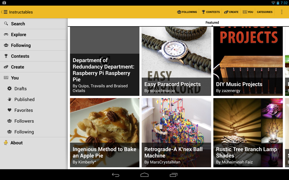 [New App] Autodesk Brings Instructables To Android With Over 100,000 ...