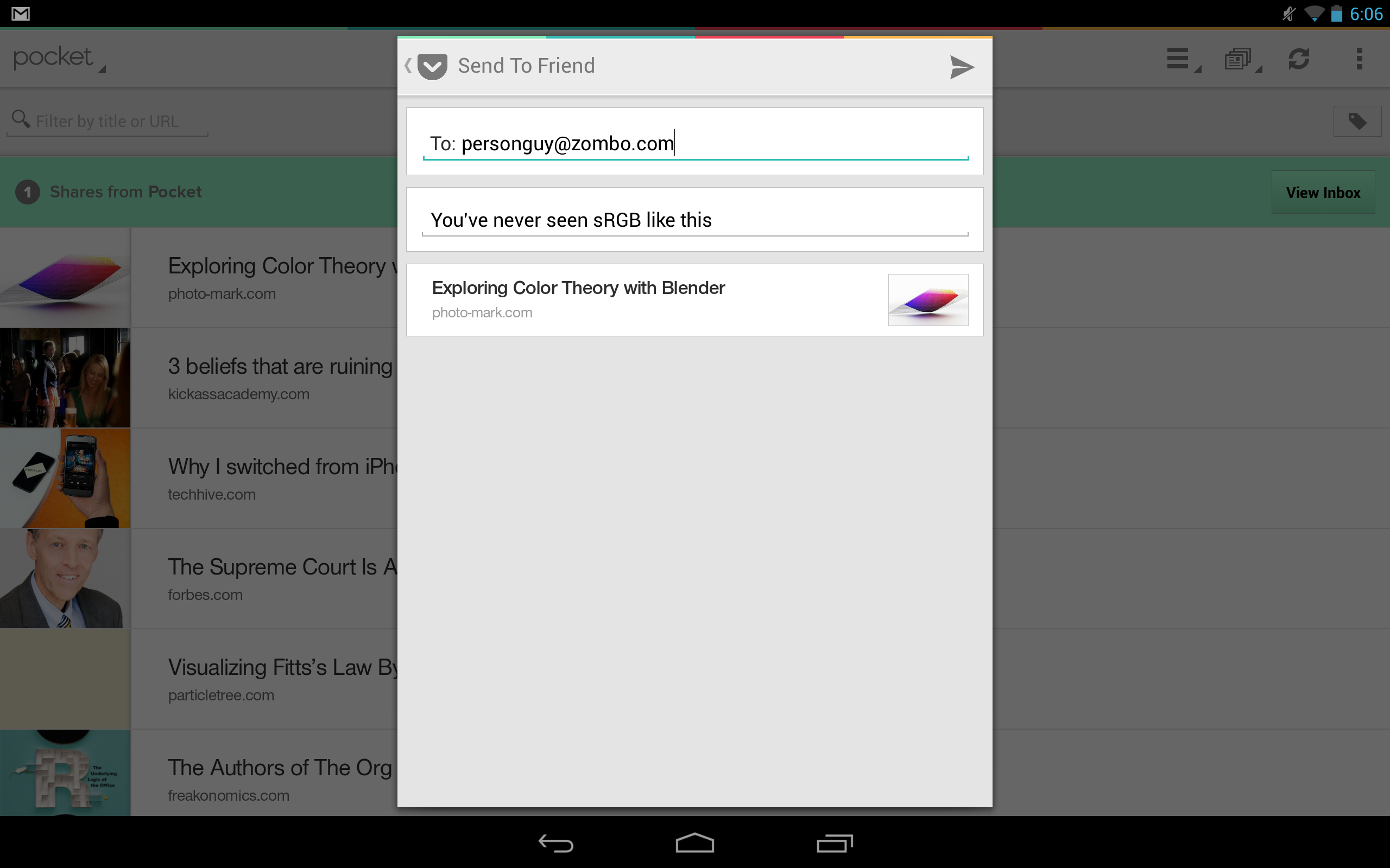 Pocket Celebrates Its Name's One Year Anniversary With 'Send To Friend ...