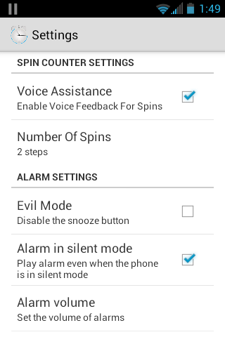 [New App] Spin Alarm Clock Begins Every Day On The Wrong Side Of The Bed